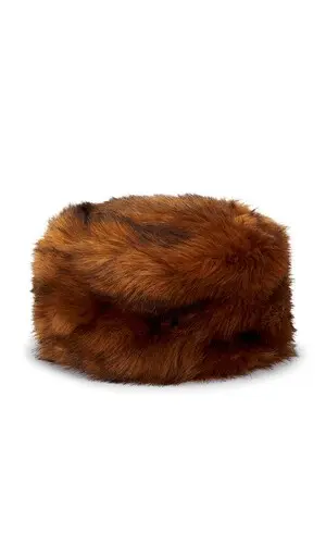 UNREAL FUR Natasha Fur Hat - Ginger
