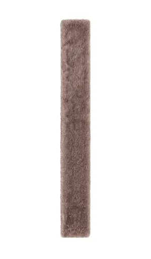 LAMARQUE Muse Faux Fur Scarf In Grey - Wolf