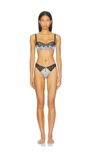 Fleur Du Mal Executive Thong In Grey