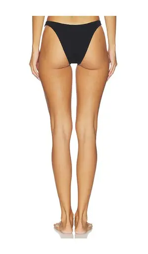 Bond Eye Ring Scene Brief Bikini Bottom - Black Shimmer