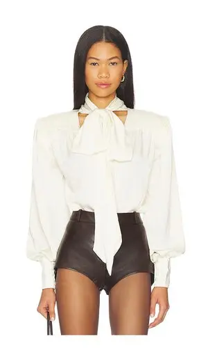 Bardot Tie Neck Blouses