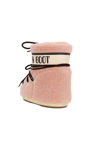 Moon Boot Icon Low Fleece Boots - Pink