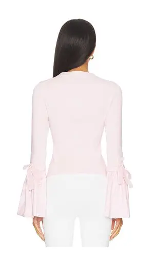Simkhai Agata Long Sleeve Top - Blush
