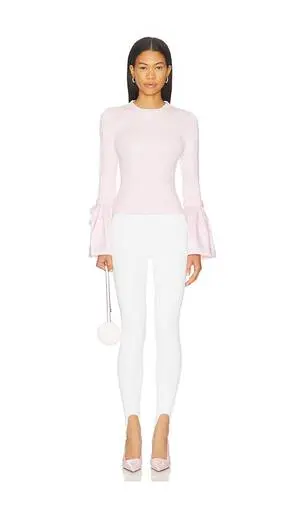 Simkhai Agata Long Sleeve Top - Blush