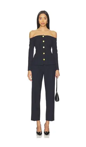 L'Agence Alice Off Shoulder Blazer