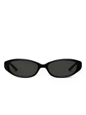 Gentle Monster Oto 01 Oval-Frame Sunglasses - Black | Editorialist