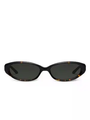 GENTLE MONSTER Monica 19 Oval-frame Sunglasses - Black