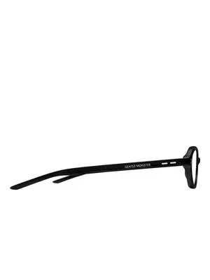 GENTLE MONSTER La Cha 01 Oval-frame Glasses - Black