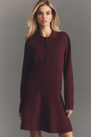 Women's Collared Long Sleeve Day Dresses