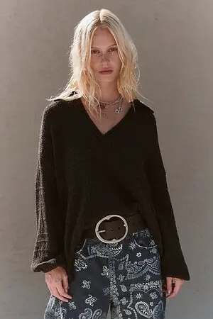 Free People Ren Sweater Pullover - Black
