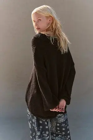 Free People Ren Sweater Pullover - Black