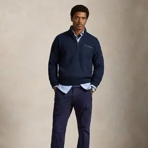 Ralph Lauren Quarter-zip Mockneck Sweater