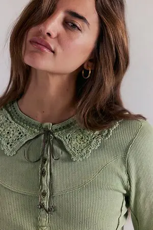Free People We The Free Sweet Whisper Henley