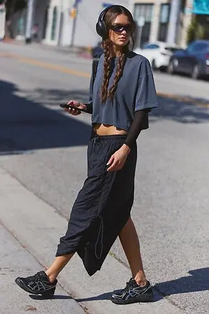 Free People Relaxed Fit Maxi Skirt