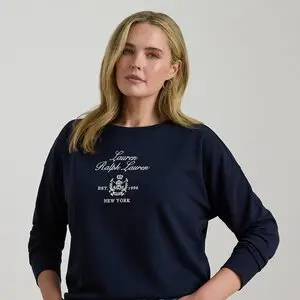 Ralph Lauren Embroidered-crest Fleece Pullover