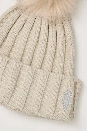 Free People Fresh Powder Pom Beanie