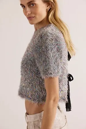 Free People Shine On Knit Tee