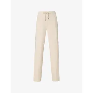 Sweaty Betty Side-stripe Wide-leg Trousers - Barley Beige