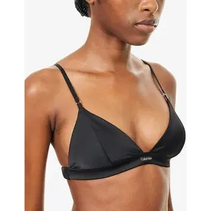 Calvin Klein Satin Triangle Bra