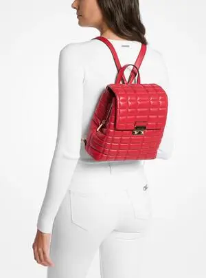 Michael Kors Tribeca Small Quilted Leather Backpack