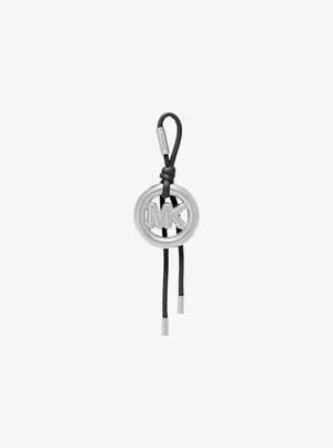 Michael Kors Leather Mk Pop Charm In By - Black