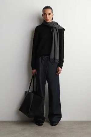 Cos Drawstring Denim Pants