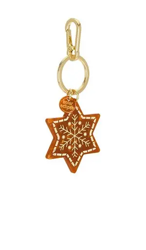 SOLAR ECLIPSE Hand-painted Gingerbread Star Bag Charm And Keychain