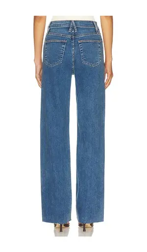 SLVRLAKE Grace Wide Leg Jeans - Blue
