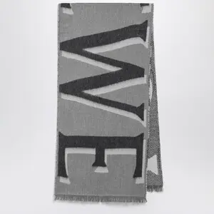 Loewe Gray Wool And Cashmere Scarf