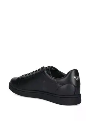 EA7 Logo-detail Lace-up Sneakers - Black