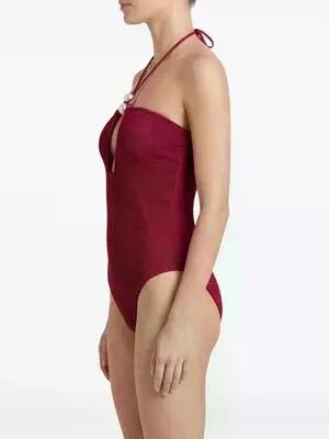 PARAMIDONNA Adriana Pearls Swimsuit - Red