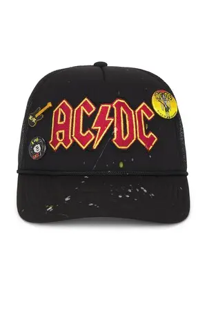 MadeWorn Ac/dc Trucker Hat - Black