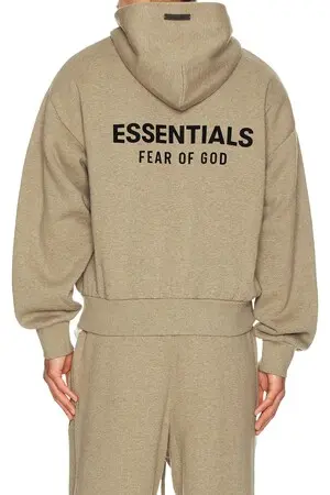 Fear Of God Classic Full Zip Up Hoodie - Homestead Heather