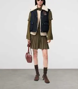 Loewe Shearling-collar Gilet