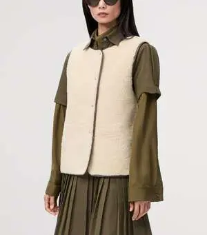 Loewe Shearling-collar Gilet