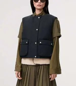 Loewe Shearling-collar Gilet