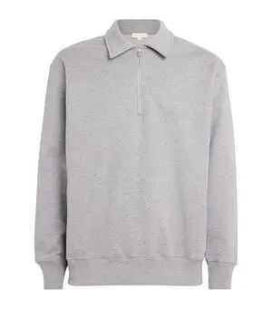 Norse Projects Cotton Half-zip Sweatshirt - Grey