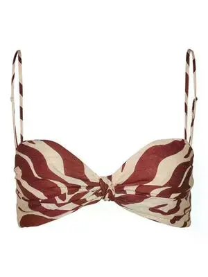 Johanna Ortiz Nudos Del Mar Knot Top - Neutrals