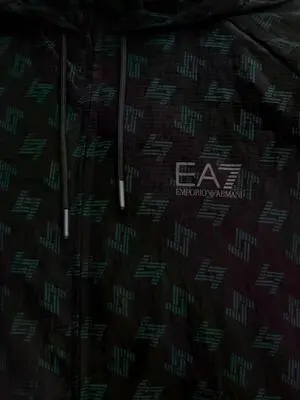 Emporio Armani Patterned Hooded Jacket