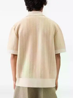 Jacquemus Gio Herringbone Polo Shirt
