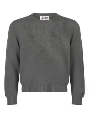 MC2 SAINT BARTH Crew-neck Long Sleeve Sweater - Grey