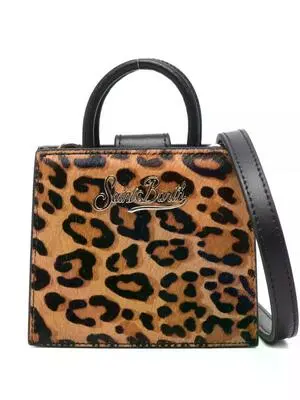 MC2 SAINT BARTH Mini Leopard-print Tote Bag