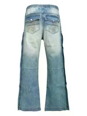 BREATH Button-embellished Jeans - Blue
