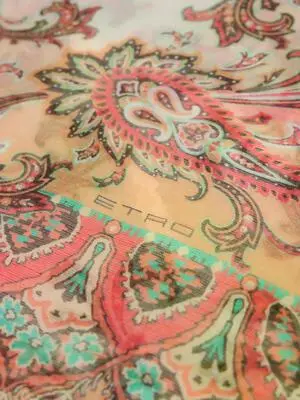 Etro Floral Paisley Scarf - Neutrals