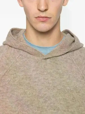 MC2 SAINT BARTH Piccadilly Long-sleeve Hooded Sweater - Neutrals