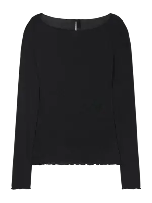 SKIMS Long Sleeve Boatneck Top