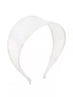 JENNIFER BEHR Floral Lace Headband - White