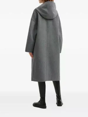 B+AB Hooded Alpaca Wool-blend Jacket