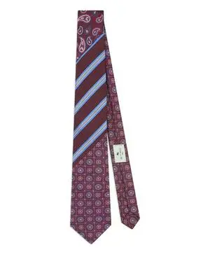 Etro Jacquard Patchwork Necktie