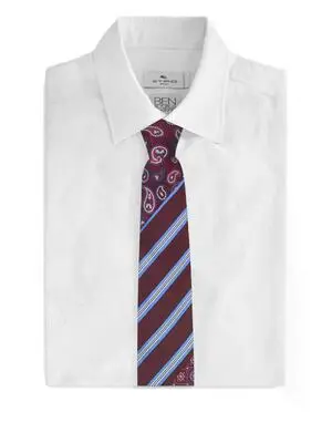 Etro Jacquard Patchwork Necktie